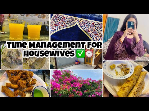 Real Time Management Tips For Housewives ✅ Stress Free Daily Routine For Busy Moms ⏰⚡️