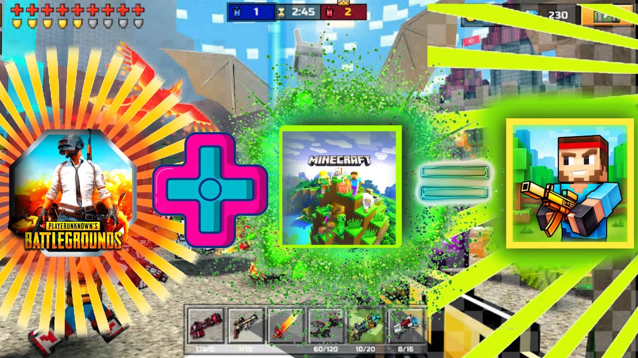 PUBG + MINECRAFT = This next level game!! 🥶😯.. superb gameplay!! 😵 ...