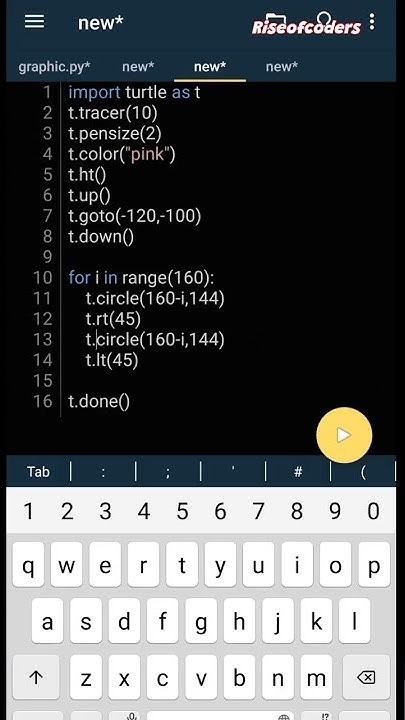 Beautiful Animation Design Using Pythoncoding Statuspython Shorts Coding Programming