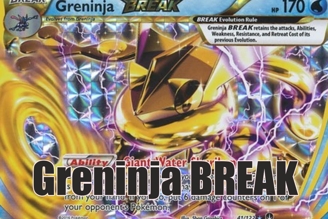 Greninja BREAK Deck - Pokemon Trading Card Game - YouTube