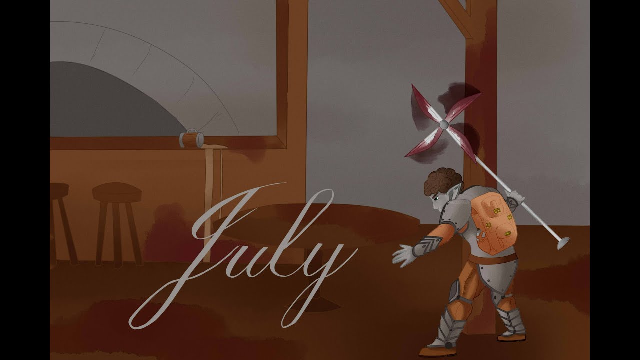 Tabletop Calendar || 2019 || July - YouTube
