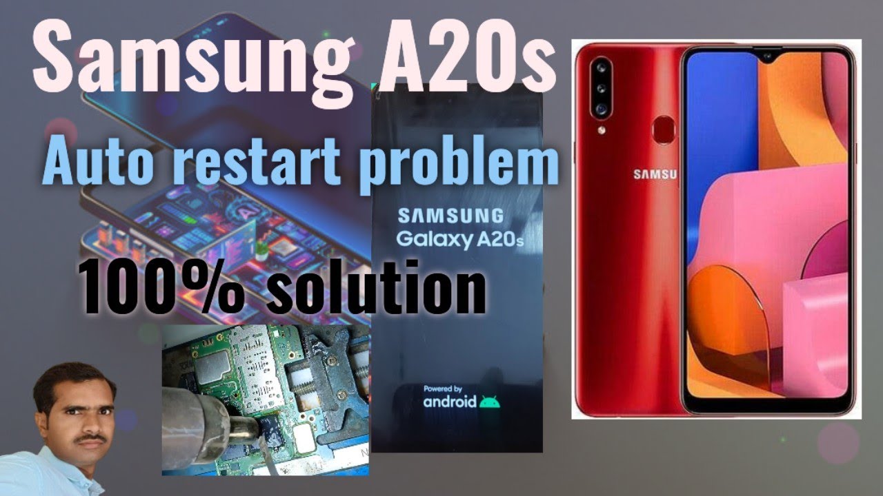 SAMSUNG A20S AUTO RESTART PROBLEM / 100% solution #mobilerepairing - YouTube