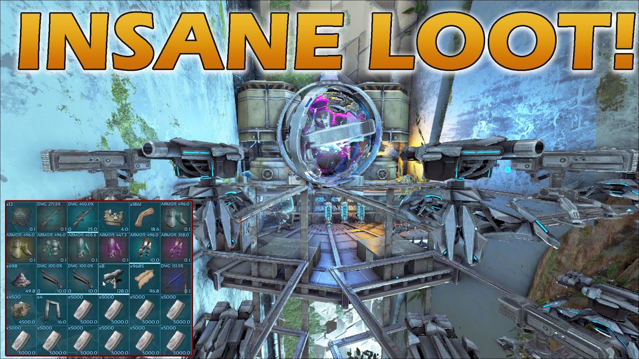 Raiding A Hidden Extinction Base For Insane Amounts of LOOT! | Ark PvP ...