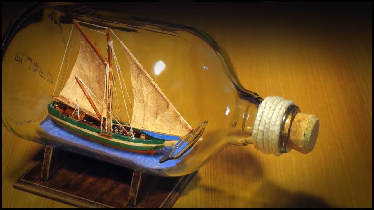 ¿Cómo se CONSTRUYE un BARCO DENTRO de una BOTELLA? - YouTube
