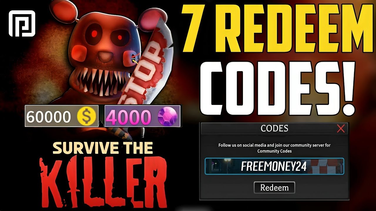 💥UPD! CODES 💥ALL WORKING CODES FOR SURVIVE THE KILLER ROBLOX IN JUNE ...