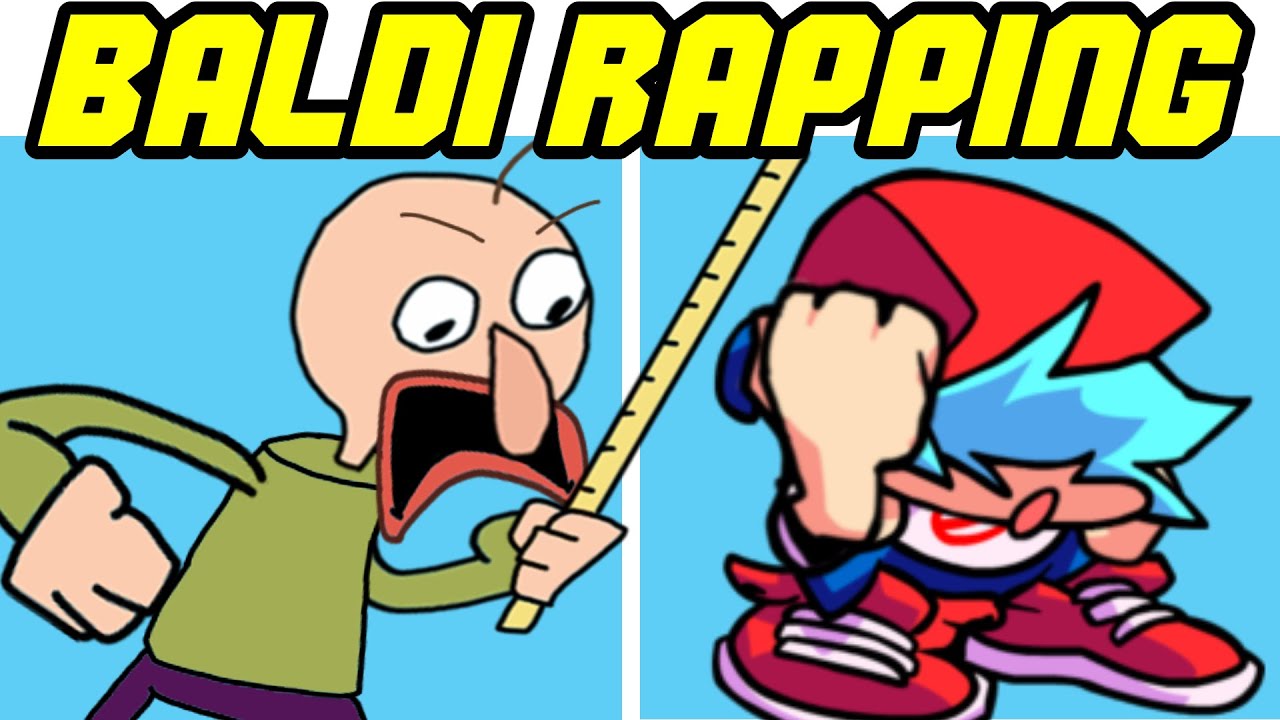 Friday Night Funkin' VS Baldi Fun Rapping Challenge (FNF Mod) - YouTube