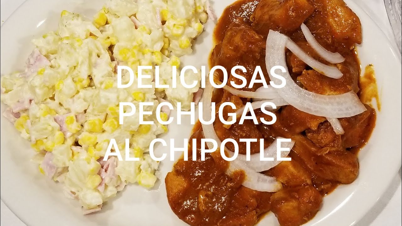 PECHUGAS DE POLLO AL CHIPOTLE - YouTube