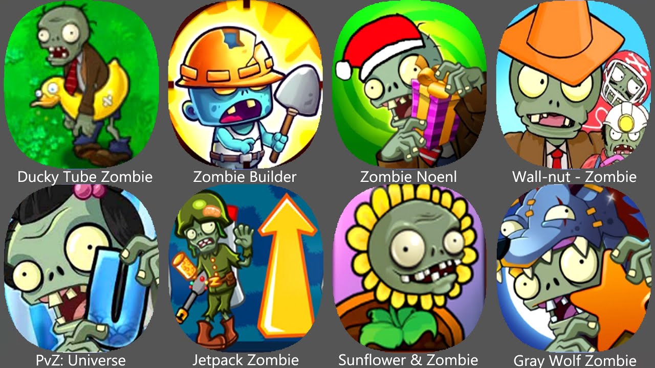 Ducky Tube Zombie,Zombie Builder,Zombie Noenl,Wall-Nut-Zombie,PvZ ...