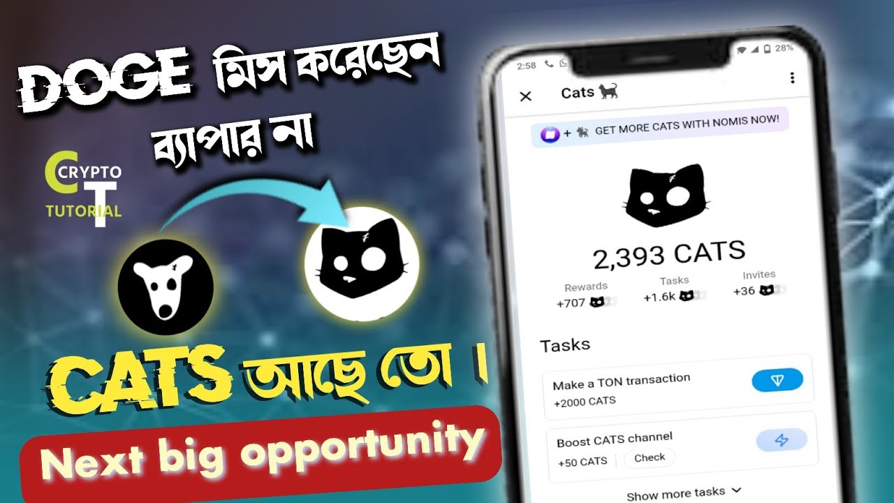 Cats project 50$ - 300$ Profit || Cats listing soon || Next Big ...