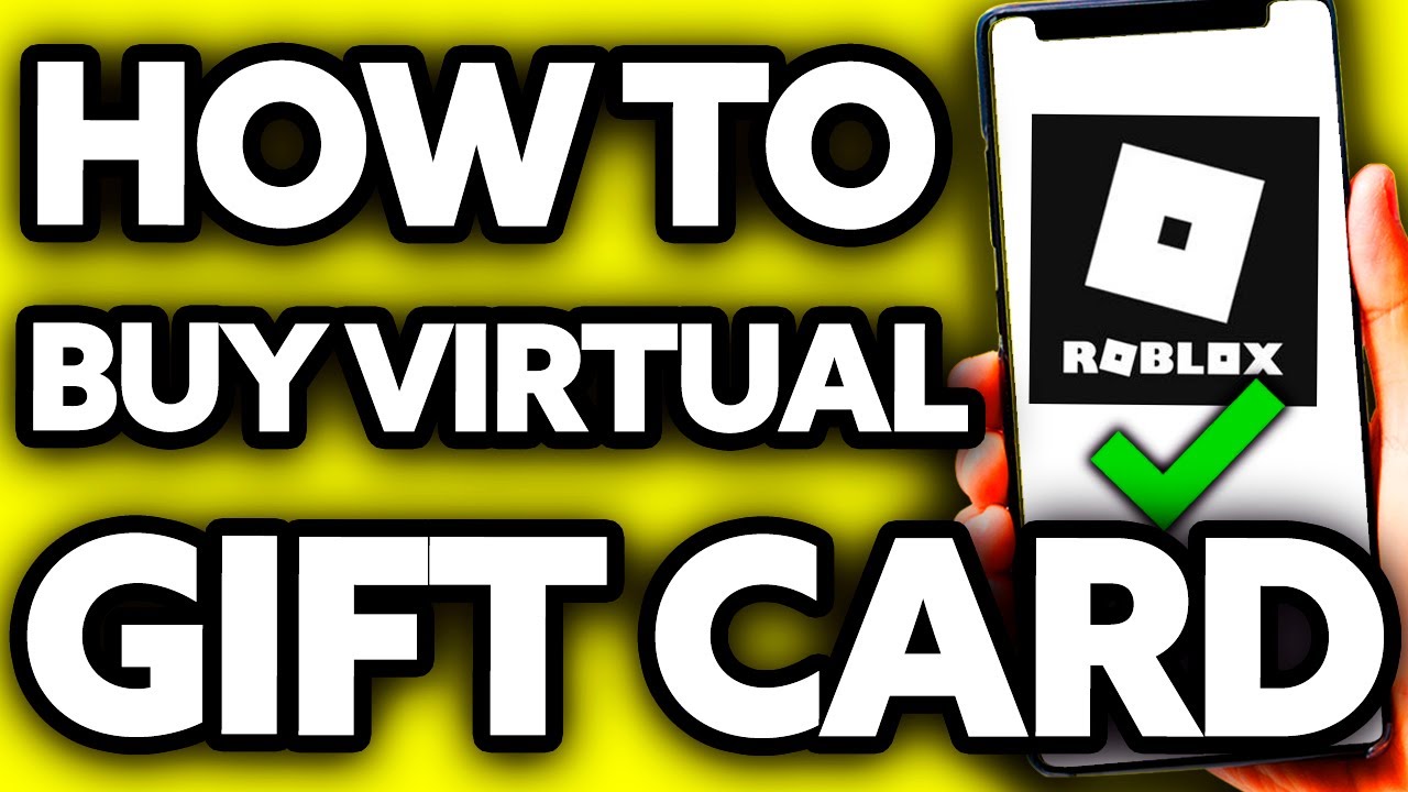 How To Buy a Virtual Roblox Gift Card (2025) - YouTube