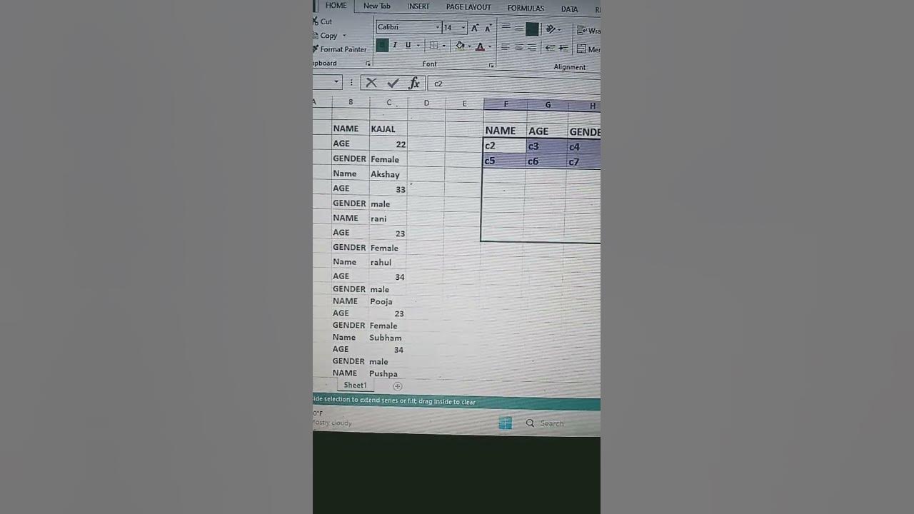Excel Data positioning Hack in just 5 sec #shorts #excel #microsoftoffice #officesoftware - YouTube