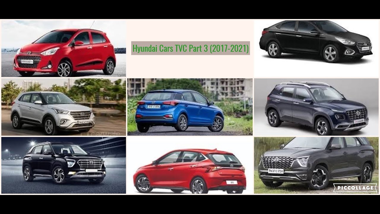 Hyundai Cars TVC Part 3 (2017-2021) - YouTube