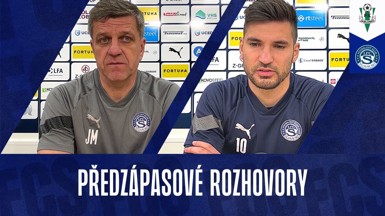 Josef Mucha a Michal Trávník před zápasem s Jabloncem - YouTube