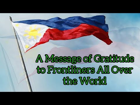 A Message of Gratitude to the Frontliners All Over the World - YouTube