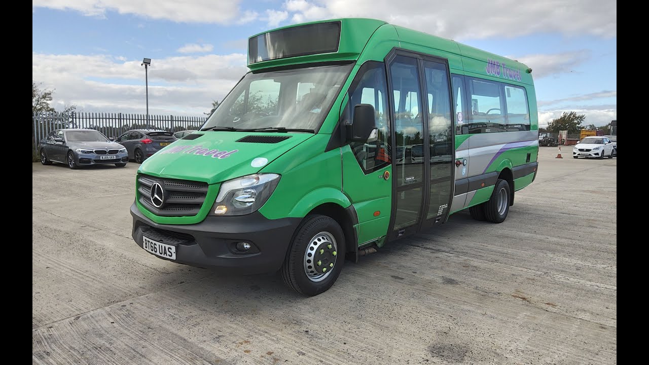 BT66 UAS - 2017 (66) Mercedes Benz Sprinter 516 CDi City 45 - YouTube