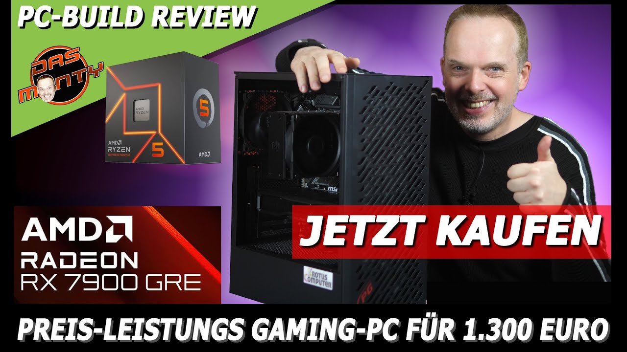 Der beste AMD-Gaming-PC 2024? | AMD RX 7900 GRE Preis-Leistungs PC für ...