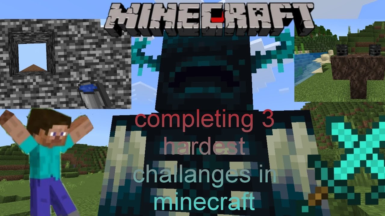 Hardest challanges in minecraft😈😈.#minecraft - YouTube