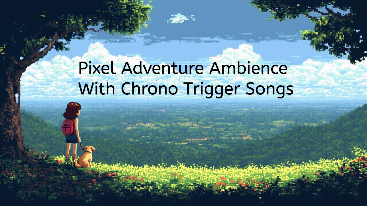 Pixel Gaming Ambience with Soundtrack from Chrono Trigger Adventure ...