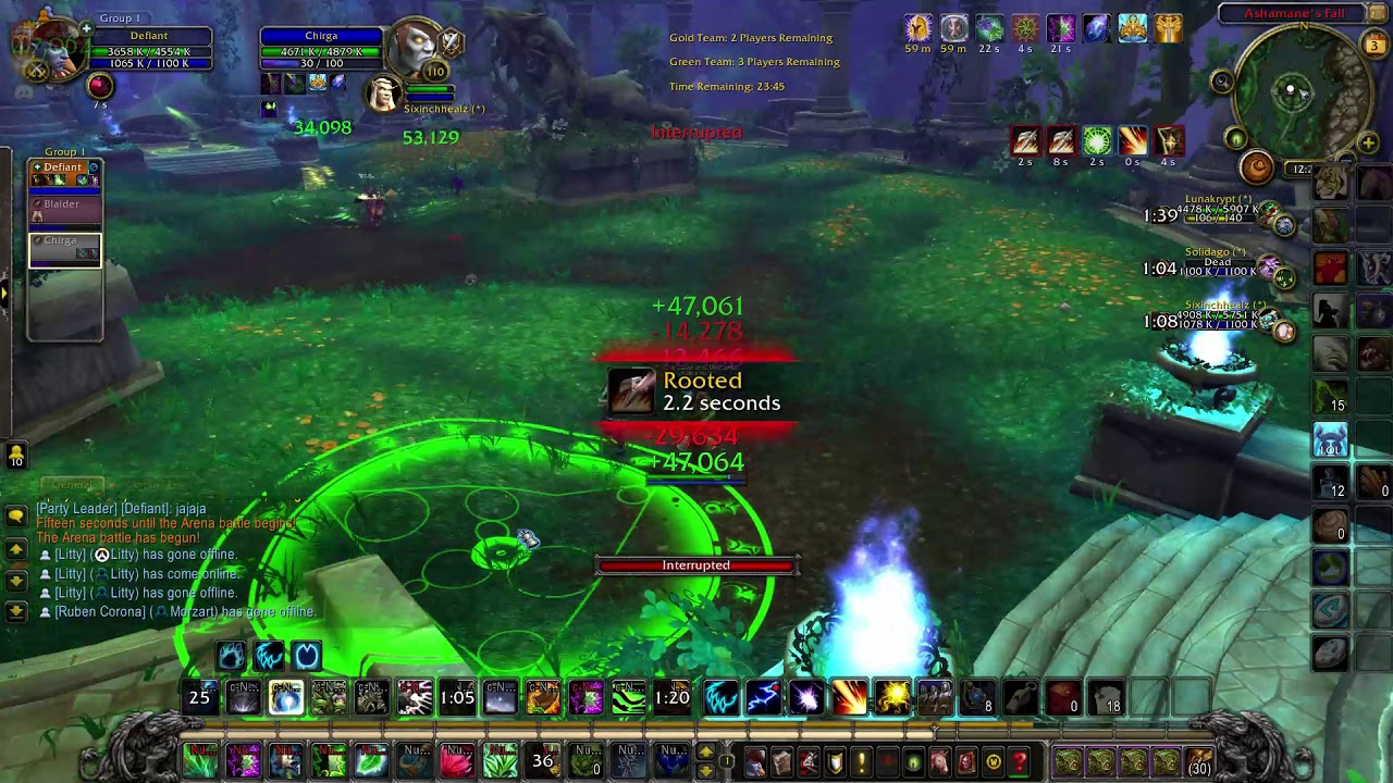 World of Warcraft 3v3 defiant lowie - YouTube