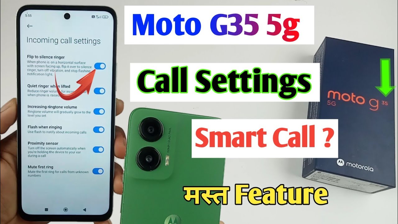 moto g35 5g call settings / moto g35 5g calling features / how to ...