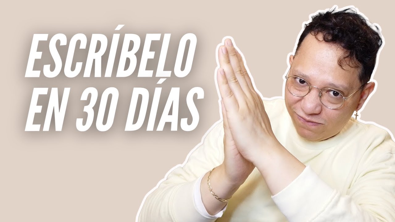 🏁 Reto de escritura: escríbelo en 30 días | Taller de Escritura Creativa en Barcelona - YouTube