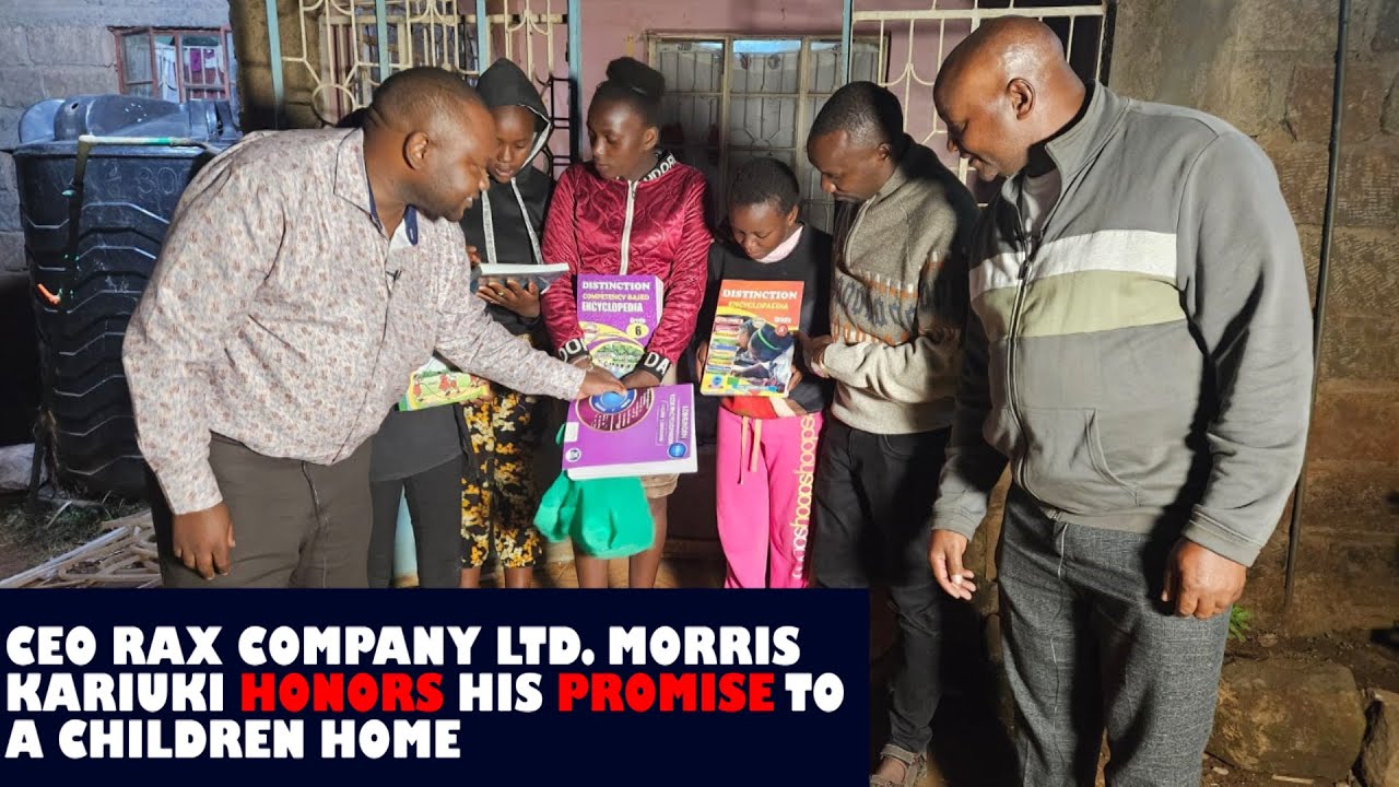 MORRIS KARIUKI KUHINGIA KIRANIRO GIAKE KURI MARTHA CHILDREN'S HOME - YouTube