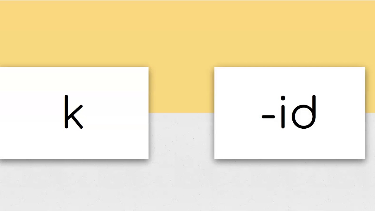 Phonics onset and rime id - YouTube