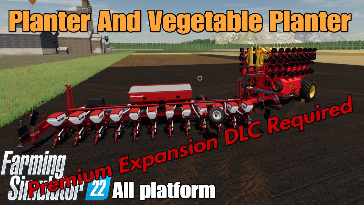 Planter And Vegetable Planter / FS22 mod for all platforms - YouTube