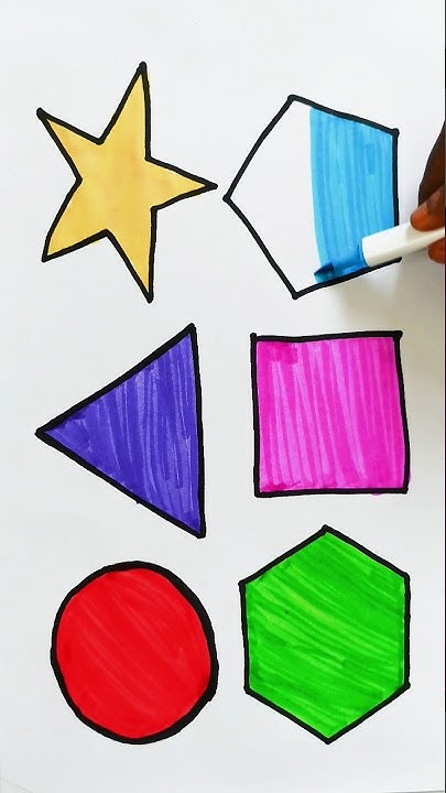 Shapes drawing ll how to draw 2d shape #shapes #2dshapes #shorts - YouTube