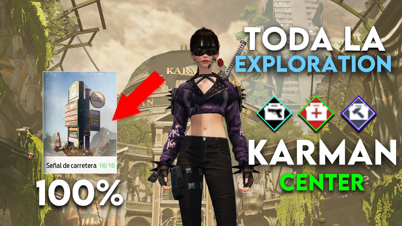 All the exploration of the Karman center map 100% in one video Undawn # ...