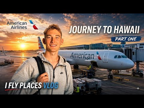 Amazing journey to paradise | ORD-LIH | Flying American Airlines to Hawaii | Vlog travel Trip Report