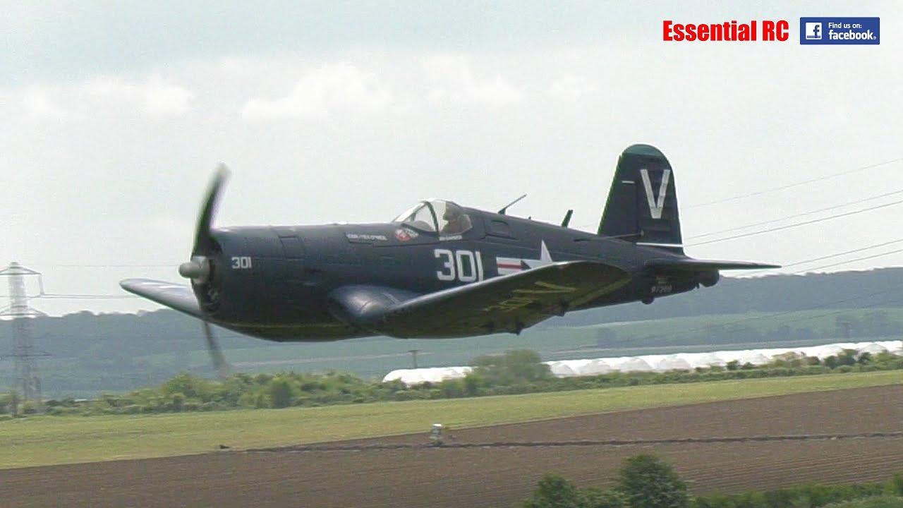 GIANT Electric 1.7m FMS F4U Corsair WITH MR RC SOUND 'ASPIRE' SYSTEM ...