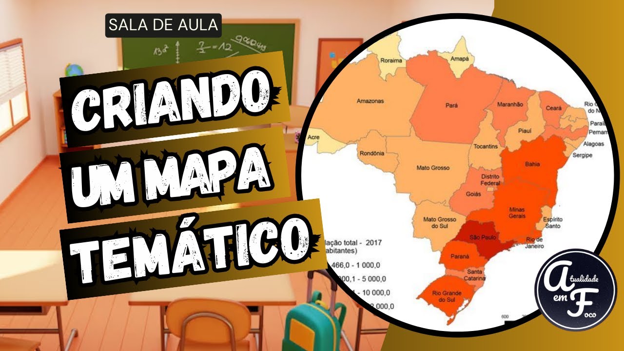 COMO CRIAR UM MAPA TEMÁTICO | DICA PEDAGÓGICA - YouTube