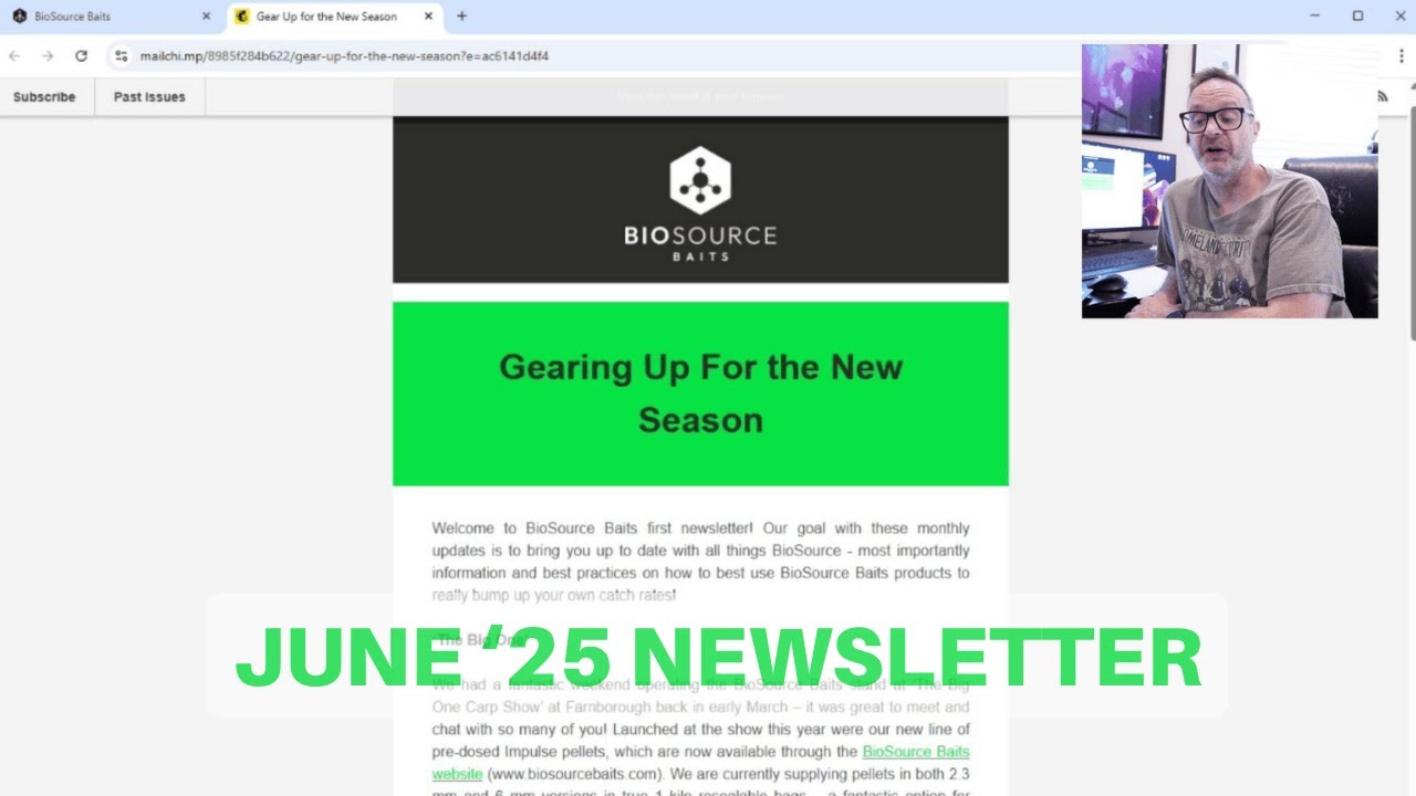BioSource Bait Newsletter June 2025 - YouTube