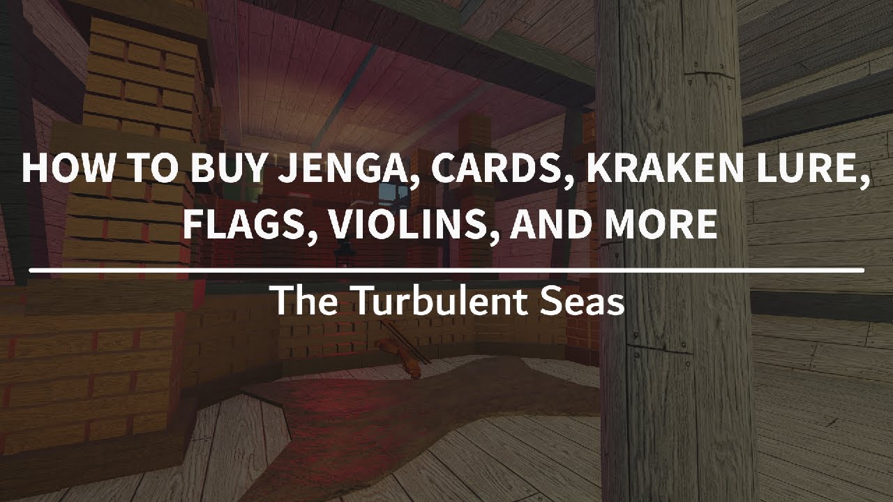 How To Buy Jenga, Cards, Kraken Lure, Flags, Violins, and More - YouTube