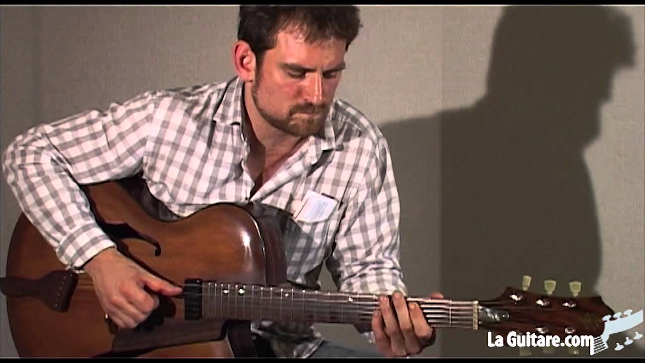 David Fabre - luthier - Modèle Jazz - Montreal Guitar Show 2012 by ...