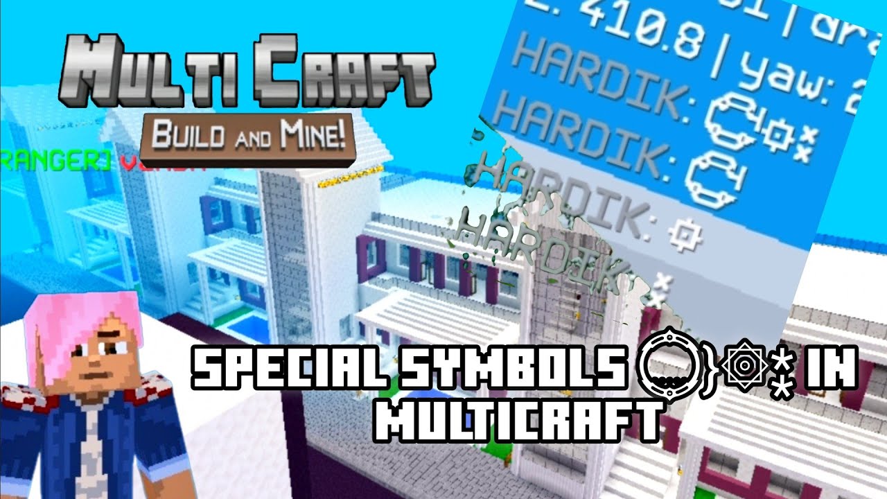 Multicraft How To Get Special Symbols For Chat And Tags ||Tech Gamer ...