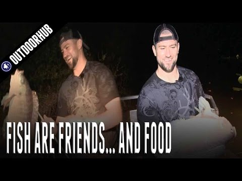 Tilapia Bow Fishing With Red Arrow
