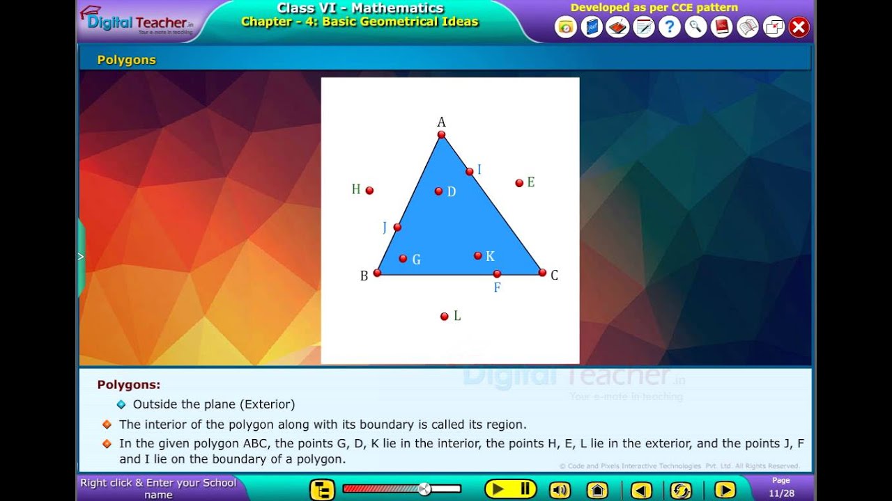 Polygons, Class 6 Maths | Digital Teacher - YouTube