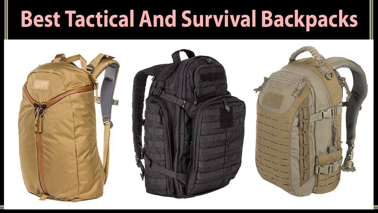 Top 5 Best Tactical And Survival Backpacks 2021 - YouTube