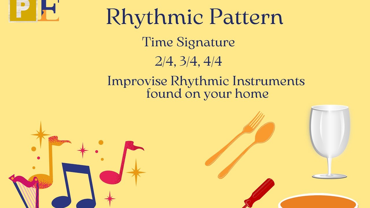 Rhythmic Patterns Time Signature 2/4, 3/4, 4/4 - YouTube