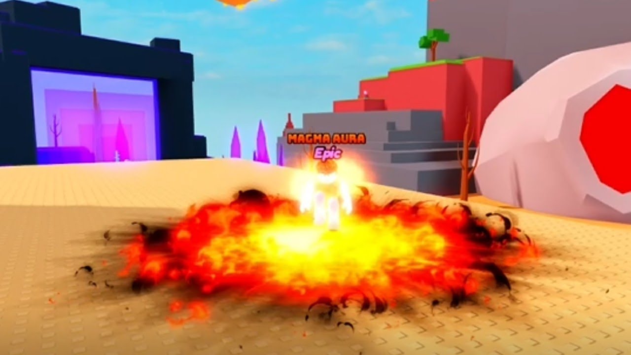 Find the Auras - Where to Find the Magma Aura (Roblox) - YouTube