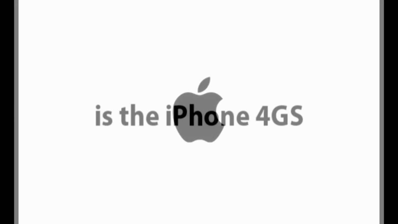 Apple - iPhone 4GS - YouTube