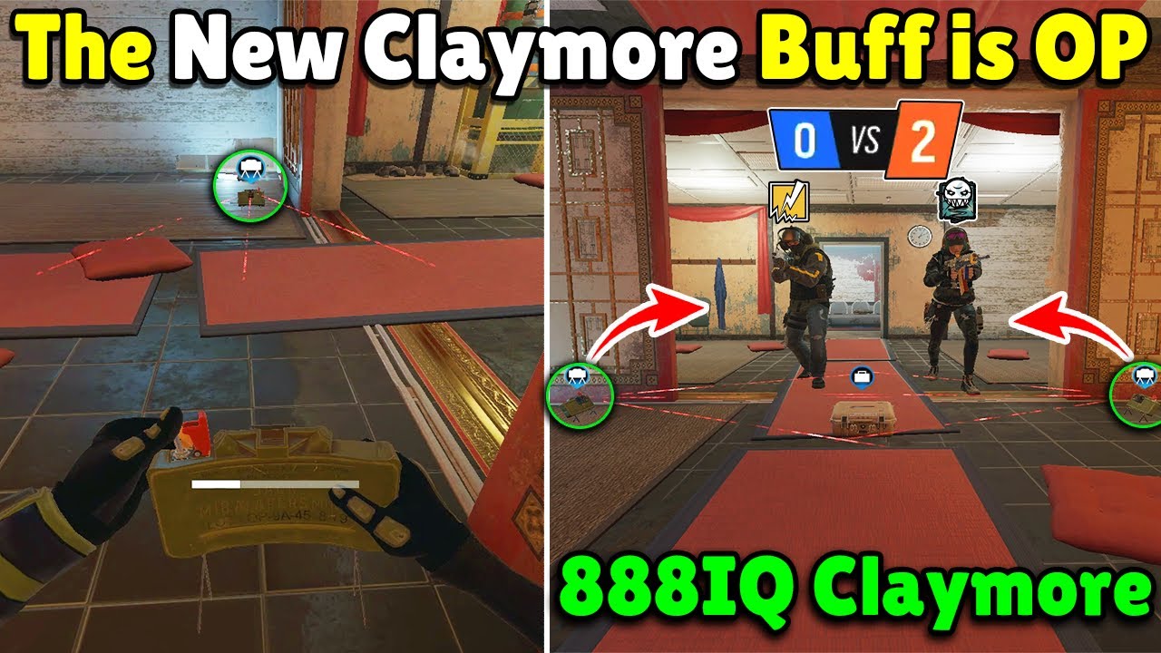 How To Use The NEW Double Claymore Buff Effectively - Rainbow Six Siege ...