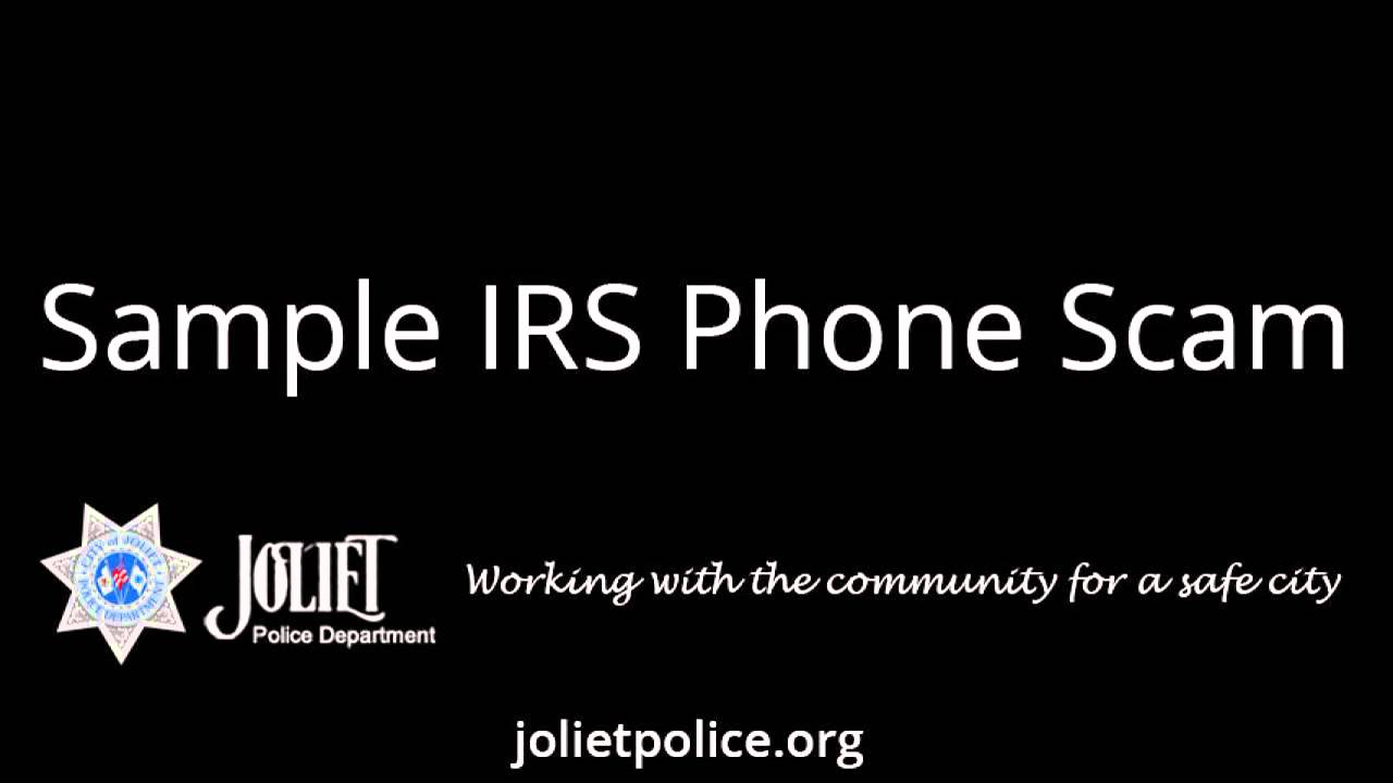 Sample IRS Phone Scam - YouTube