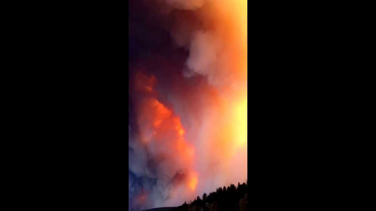 West Fork Complex Fire View from South Fork - YouTube