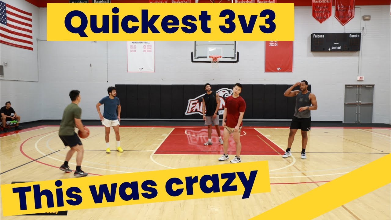 Fastest 3v3 Basketball Game Ever: Unreal Shot-Making Highlights!! - YouTube