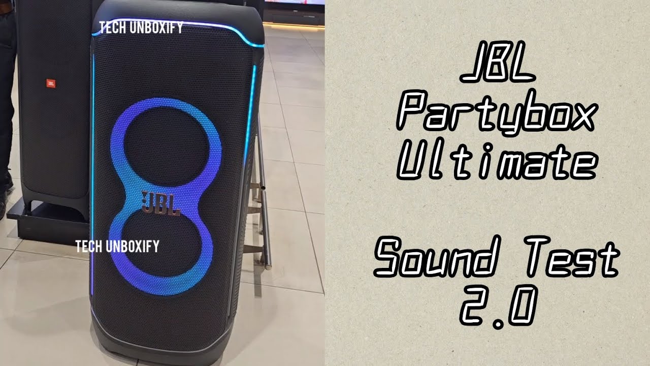JBL Partybox Ultimate-Sound Test 2.0🎧@100% Volume BB1 | Damma Beatz ...