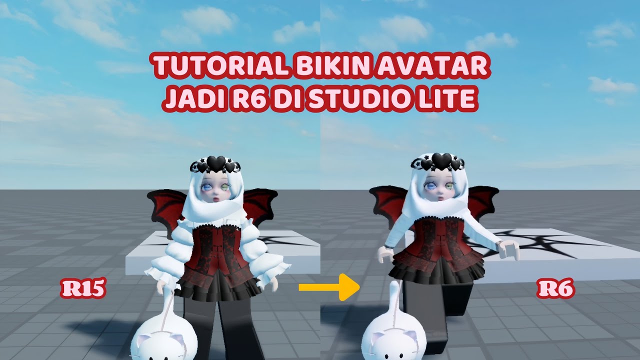 BIKIN AVATAR JADI R6 DI STUDIO LITE - ROBLOX - YouTube