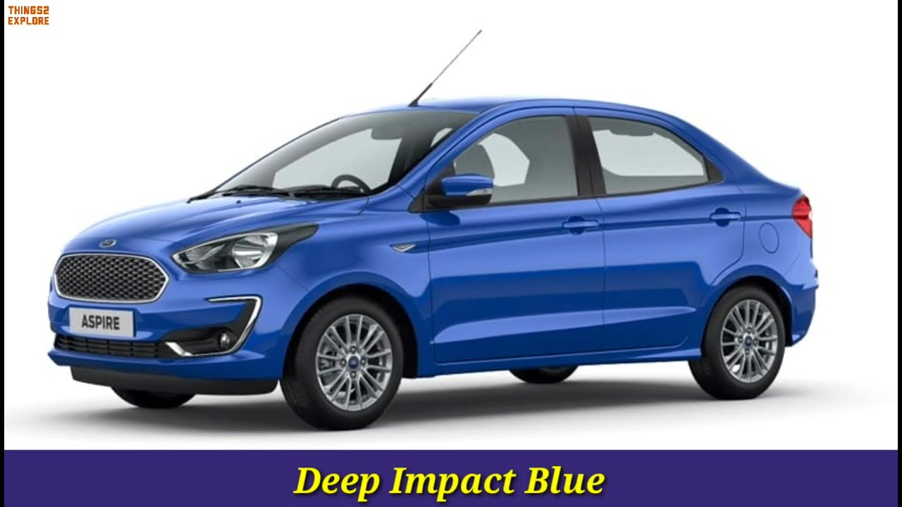Ford Aspire All Colour Options 2020 | Aspire Blue Black White Silver ...